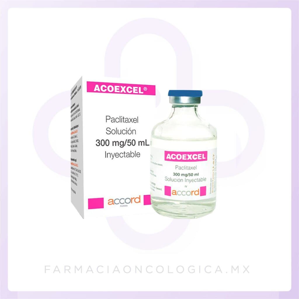 Acoexcel Paclitaxel 300mg/50ml solución inyectable. Accord - Farmacia ...