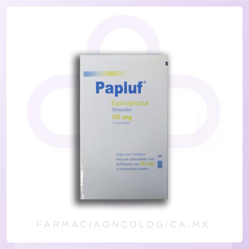 Papluf Epirubicina 50mg solución inyectable. Ulsa Tech - Farmacia ...